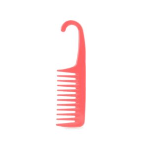 yeepsys wide tooth comb for curly hair,long hair,wet hair,detangling comb, paddle hair comb (pink)