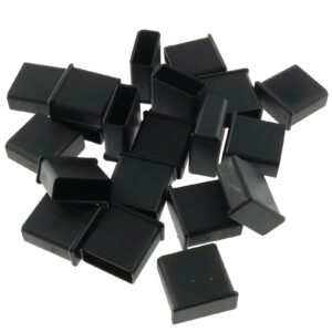 dttra 20pcs plastic usb type a male anti-dust stopper plug cover protector cap cover, black