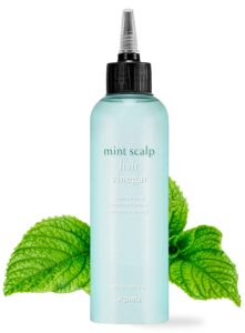 a'pieu mint hair vinegar rince 6.76 fl oz - advanced scalp treatment for oil control, korean hair care, hydrating & ph balancing, clarifies & refreshes