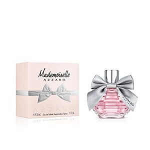 azzaro mademoiselle eau de toilette - perfume for women - floral & fruity women's fragrance, 1 fl oz