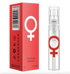 okian pheromones perfume for women to attract men spray, 3ml vial highly addictive fragrance (red spice)