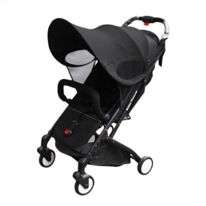 rongxg upgraded baby sunshade stroller cover universal pushchair pram stroller rain cover buggy throw over with canopy raincover for stroller windproof baby cart cover mosquito net sun shade protector