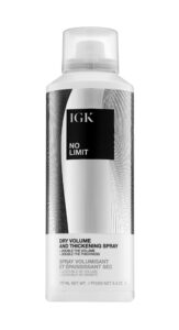 igk no limit dry volume and thickening spray 177 ml / 5.4 oz