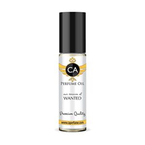 ca perfume impression of wanted for men replica fragrance body oil dupes alcohol-free essential aromatherapy sample travel size concentrated long lasting attar roll-on 0.3 fl oz/10ml