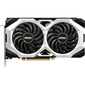 msi gaming geforce rtx 2060 6gb gdrr6 192-bit hdmi/dp 1710 mhz boost clock ray tracing turing architecture vr ready graphics card (rtx 2060 ventus gp oc)