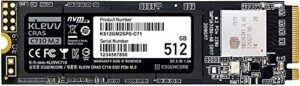 essencore k512gm2sp0-c71ec 512gb cras c710 m.2 type 2280 pcie 3x4 nvme 3d tlc nand flash ssd