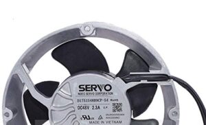 for servo d1751s48b9cp-54 fan 17251 4-wire aluminum frame dc 48v 2.3a cooling fan