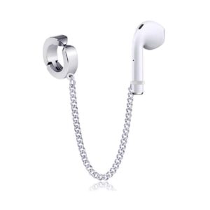 1 pair (needn't ear hole) anti lost earring strap bluetooth earphone holders accessories unisex anti-lost earring clip for airpods pro earhooks-style 2#