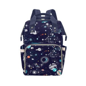 xozoty nebula outer space diaper bag nappy bag nursing baby bags mommy backpack casual travel bag for mom girl gifts