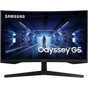 samsung 32-inch gaming g5 computer monitor lc32g57tqwnxdc (renewed)