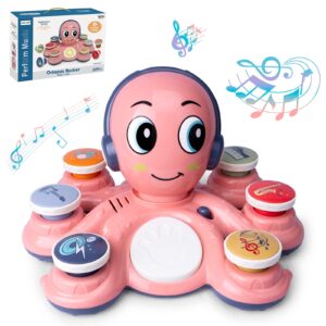 baby musical toys learning toys for toddlers, octopus music toys, preschooler musical educational instruments toy for baby, birthday toys for girls boys