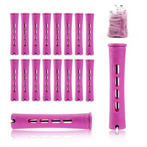 60pcs medium cold wave rods set for natural hair - long and short hair curlers and perming tools for diy curly styles