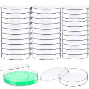 20 pack plastic petri dishes with lid (90mm dia x 15mm deep) - with 30 pcs 3ml plastic transfer pipettes