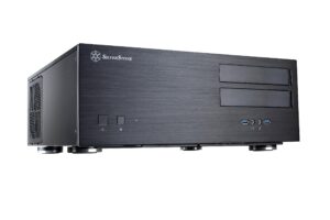 silverstone technology gd08b home theater computer case with aluminum front panel for e-atx/atx/micro-atx motherboards gd08b-x