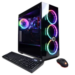 cyberpowerpc gamer master gaming pc, amd ryzen 3 3100 3.6ghz, 8gb ddr4, radeon rx 550 2gb, 240gb ssd, 2tb hdd, wifi ready & win 10 home(gma888a5)