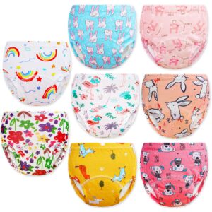 8 pack potty training underwear for girls,max shape potty training toilet pants red 4t