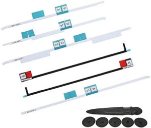 very high bond(vhb) display tape adhesive kit(6 adhesive strips) plus opening cutting kit (5 wheels+1 handle) compatible with 27" imac a1419 year 2012 2013 2014 2015