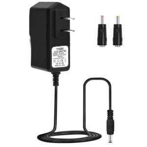 ttodde ac/dc adapter 6v 2a 1.5a 1a 0.5a adapter power supply 6v power cord 12w 100-240v 50-60hz with 3.5 x 1.35mm/5.5 x 2.5mm dc plug compatible 6 volt 200ma 300ma 500ma 800ma and more dc 6v devices