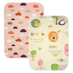 waterproof baby diaper changing pad multi function diaper change mat for girls boys newborn washable reusable breathable leak proof infant mattress19.6x27.5 in