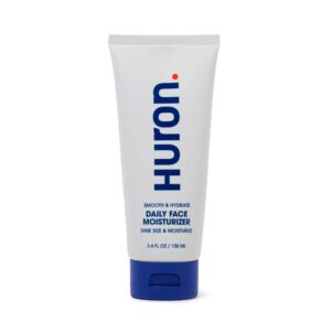 huron men’s face moisturizer – lightweight, soothing, cooling face lotion for all-day lasting hydration – vegan, phthalate free, sulfate free, paraben free – 3.4 fl oz