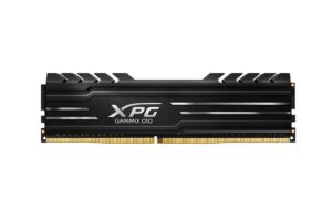 adata xpg gammix d10 16gb kit (2x 8gb) ddr4 3200mhz (pc4-25600) cl16 xmp 2.0 dimm memory module low profile black