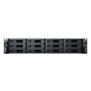 synology rackstation rs2421rp+ 12-bay 350w nas enclosure, 4-core 2.2ghz, 4gb ram, diskless