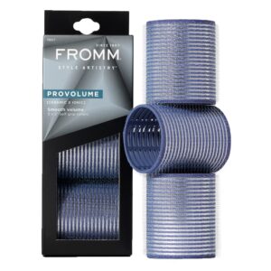 fromm provolume 2" self-grip ceramic ionic thermal hair rollers, 3 count large salon quality hair curlers for medium and long hair, blowouts, curtain bangs