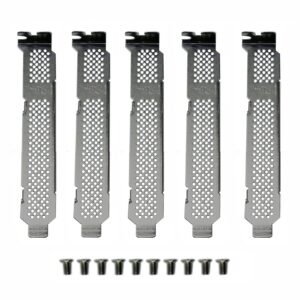 5pcs generic full long height or short bracket for intel dc 750 p3500 p3600 p3700 p3608 p4608 p3605 ssd with screws (5pcs long)