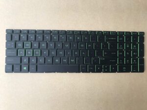 original new for hp pavilion 15.6" gaming 15-ec1073dx laptop keyboard green backlit us