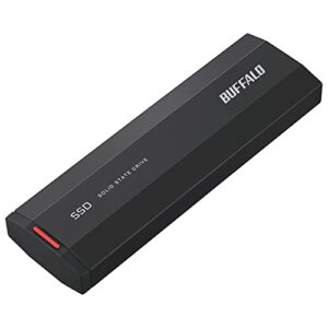 buffalo external 500gb small compact portable usb3.2gen2 2000mb/s black ssd-phe500u3-ba