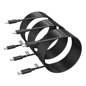 hibiker 3pack usb c to lightning cable 10ft