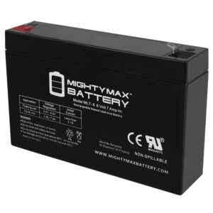 mighty max battery 6v 7ah sla battery replacement for neata nt6-7.0