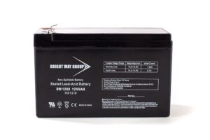 bright way replacement battery for tripp lite bc4382 12v 9ah f2 ups battery