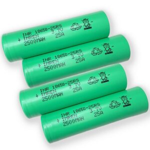 imren 4pcs 3.7 volt battery replacement battery genuine2500 mah battery flat top battery