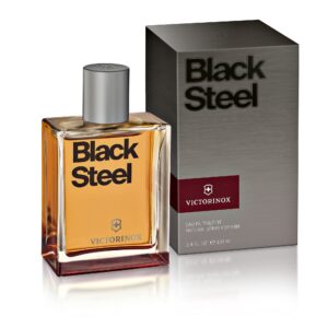 swiss army black steel men 3.4 oz edt spray