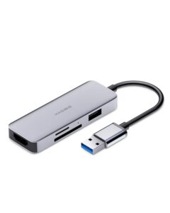 hagibis usb 3.0 to hdmi adapter usb hub video converter hd sd/micro sd card reader docking station for mac os windows 10/8.1/8/7