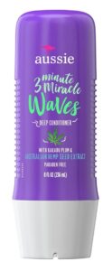 aussie 3 minute miracle waves deep conditioner 8 ounce (236ml)