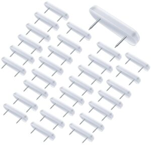 30 pieces bed skirt pins bed skirt holding pins bed skirt pins or holders furniture chair leg pins nails holding pins plastic head double pins for upholstery, slipcovers and bedskirts