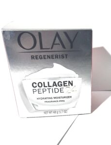 olay regenerist collagen peptide 24, fragrance free, 1.7 oz.