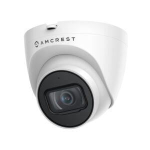 amcrest 5mp ultrahd outdoor security ip turret poe camera with mic/audio, 5-megapixel, 98ft nightvision, 2.8mm lens, ip67 weatherproof, certified refurbished (rep-ip5m-t1179ew-28mm)