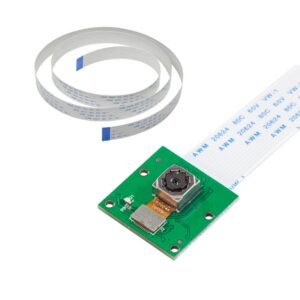 arducam for raspberry pi camera with motorized lens, adjustable focal length for monitoring 3d printer, 3.28ft/100cm long extension flex ribbon cable for raspberry pi