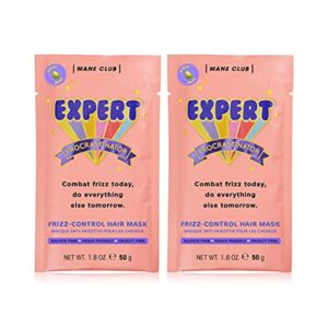 mane club expert procrastinator deep conditioner, cruelty free, vegan, no sulfates or parabens — pack of 2