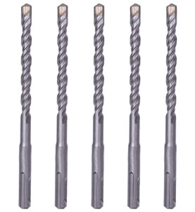 sds plus hammer drill bit 5pcs 3/8 in. x 6 in. masonry concrete rock drill