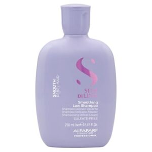 alfaparf milano semi di lino smoothing sulfate free shampoo - anti frizz hair care & cleansing shampoo to revitalize dry hair & restore shine (8.45 oz)