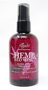 agadir hemp & red wine gloss spray treatment, 4 fl. oz.