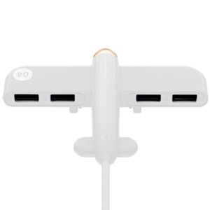 cujux usb splitter one for four docking hub， usb 2.0 expander 4-port data hub multi-function extender (color : white)