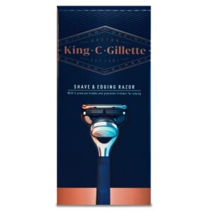 king c gillette shave & edging razor (navy)