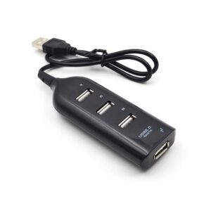 cujux 2.0 multi usb 2.0 hub usb splitter high speed 3 usb card reader usb extender for pc laptop (color : black)