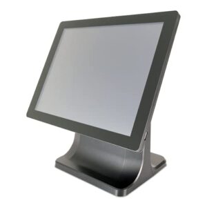 pos-x, the evo tm6 touchscreen monitor features a zero-bezel design, eliminating the frame found on traditional monitors and creating a smooth, seaml