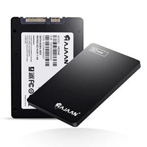 hajaan 256 gb ssd 3d nand tlc 2.5 inch sataiii 6gb/s up to 520mb/s internal solid state drive for laptop tablet pc desktop